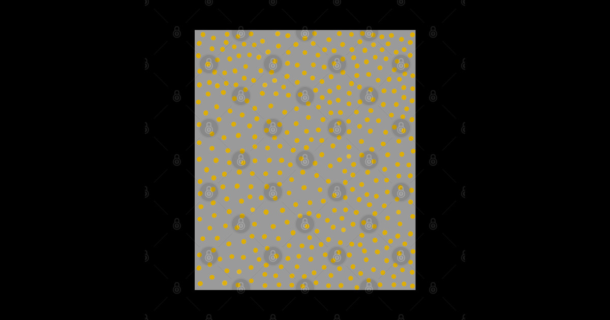 Mustard Yellow Polka Dot Spots on Grey Pattern - Spots - Sticker ...