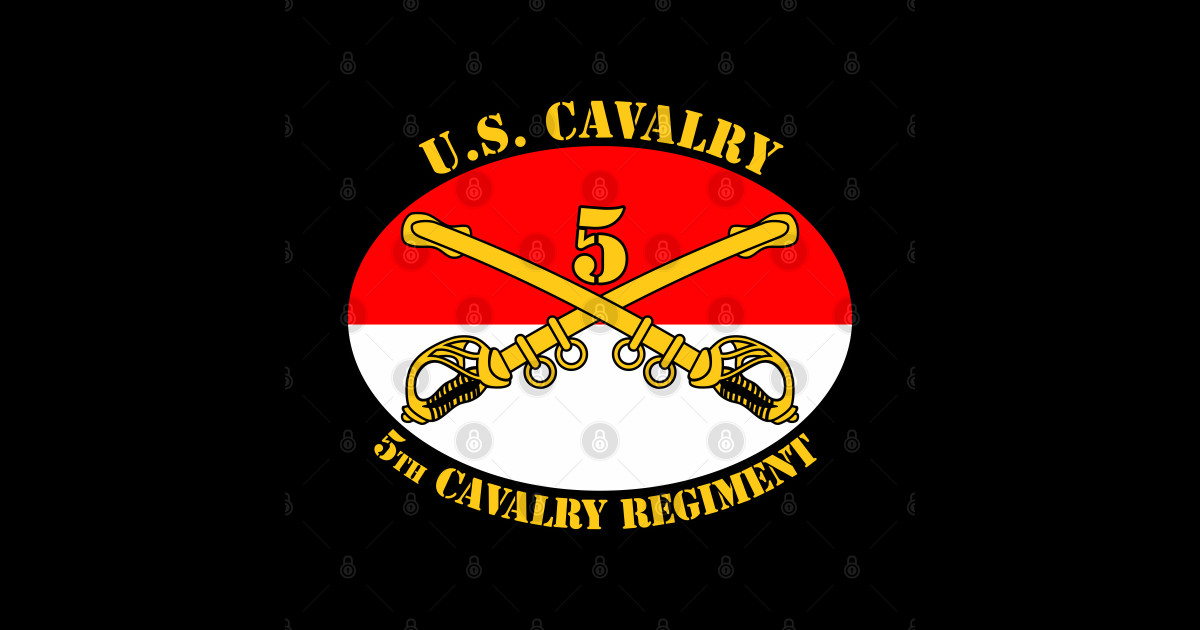 5th Cavalry Regiment - 5th Cavalry Regiment - Sticker | TeePublic