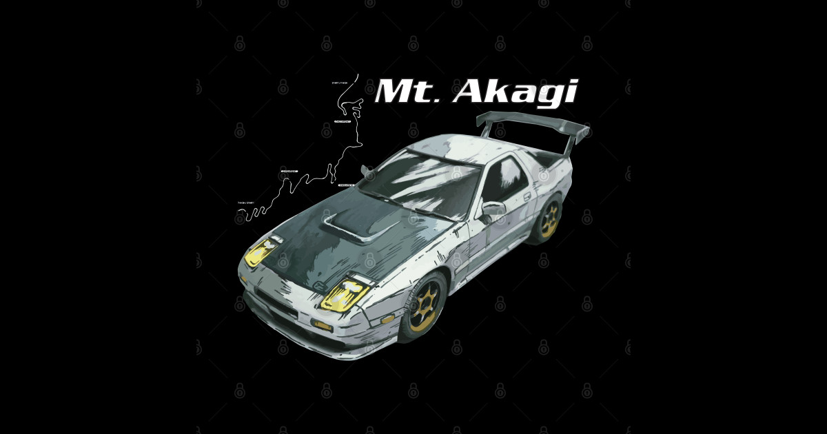 Initial D FC RX7 Drifting - Ryosuke Takahashi RedSuns mt. akagi ...
