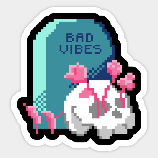 Death to Bad Vibes - Good Vibes - Sticker | TeePublic