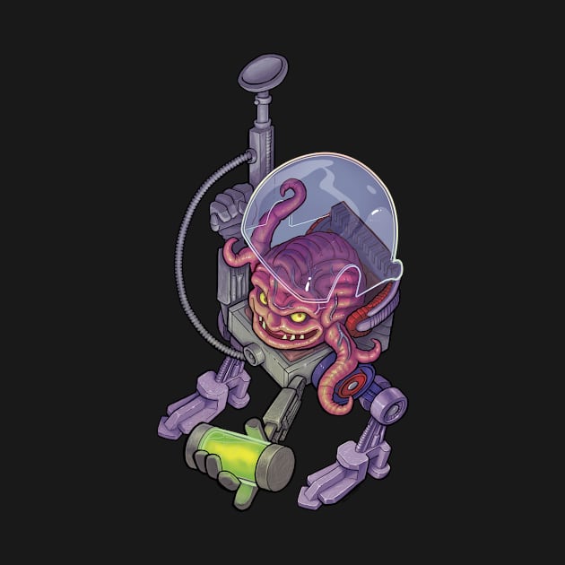 Krang The Evil Brain From Dimension X - Teenage Mutant Ninja Turtes - T ...