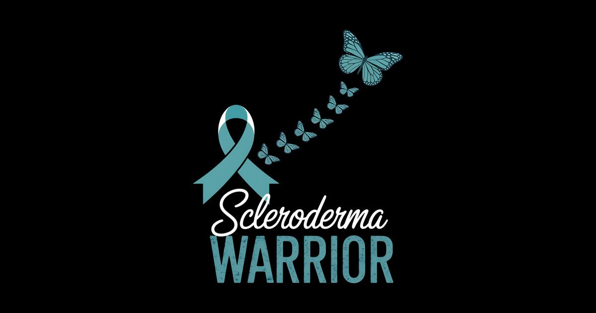 Scleroderma Warrior Butterfly Support Teal Ribbon - Scleroderma Warrior ...