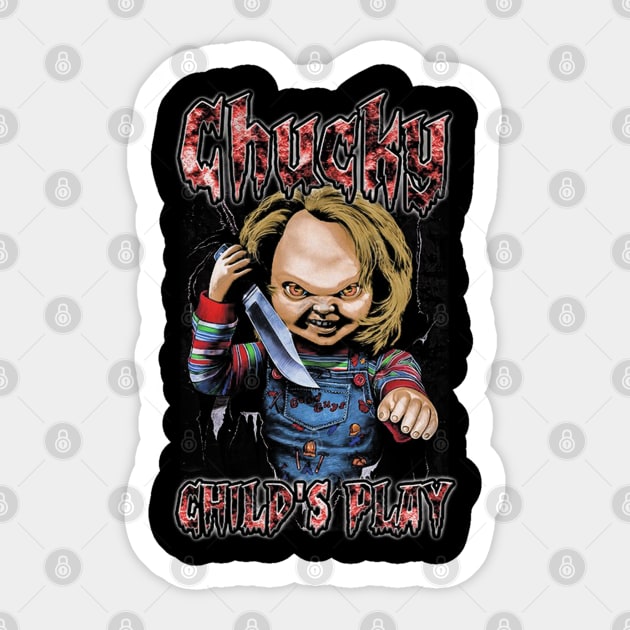 Chucky Child's Play - Chucky - Sticker | TeePublic