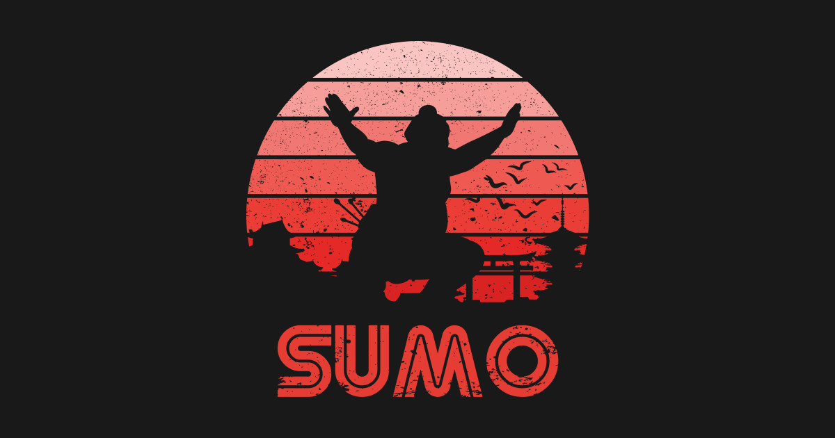 Retro Sumo - Sumo - T-Shirt | TeePublic