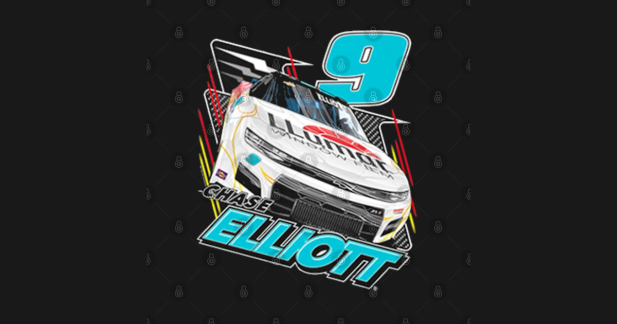 Chase Elliott Llumar Car - Chase Elliott - T-Shirt | TeePublic