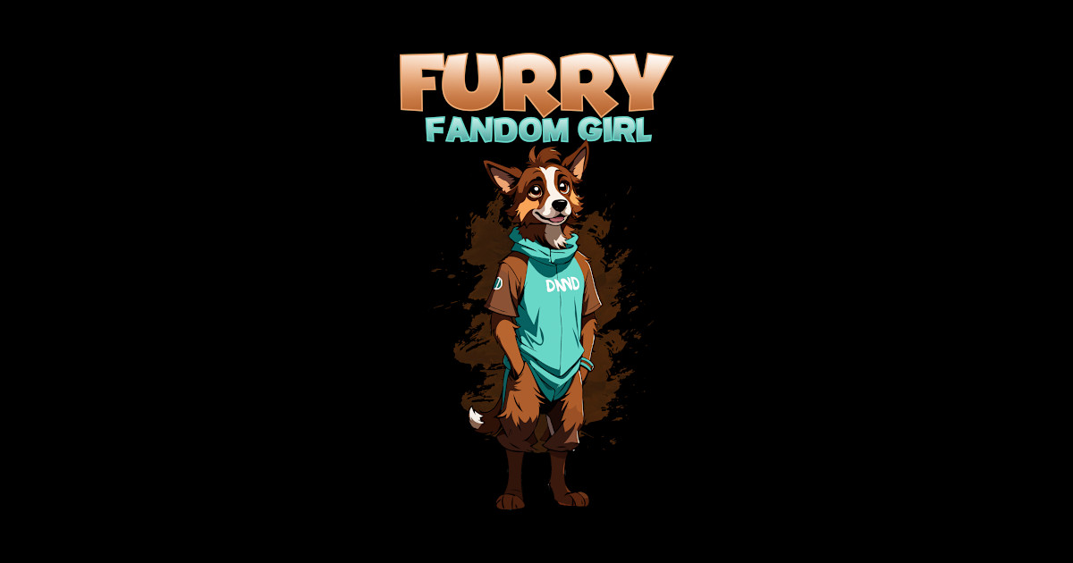 Furry Fandom Girl I Cute Furries Fandom Cosplay - Furry - Sticker ...