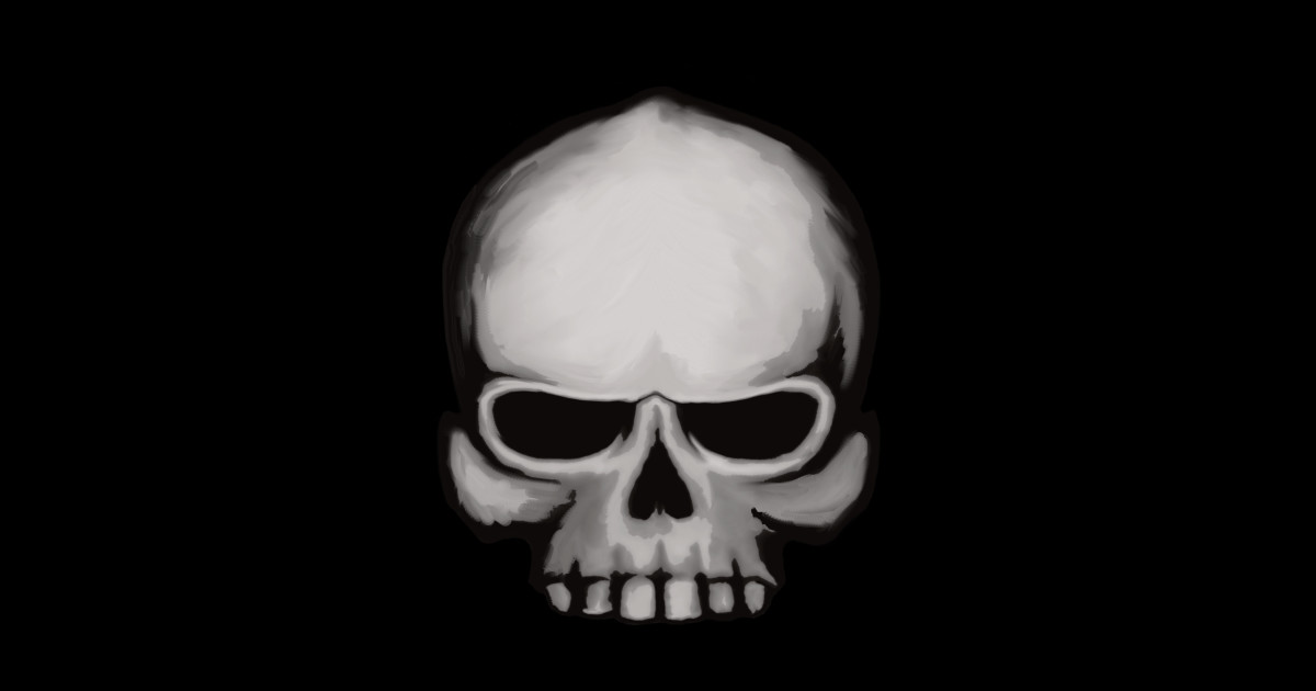 Angry Skull - Skull Design - Sticker | TeePublic