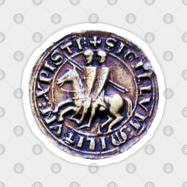 SEAL OF THE KNIGHTS TEMPLAR - Seal Of The Knights Templar - Magnet ...