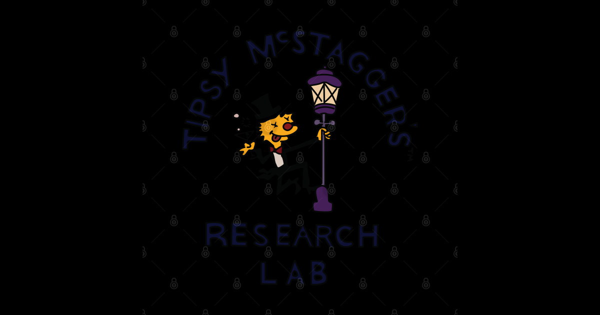 Tipsy Mcsstagger's Research Lab - Simpsons - Sticker | TeePublic