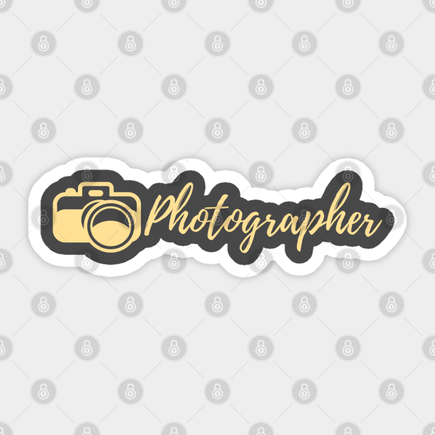 Photographer - Photographer - Sticker | TeePublic
