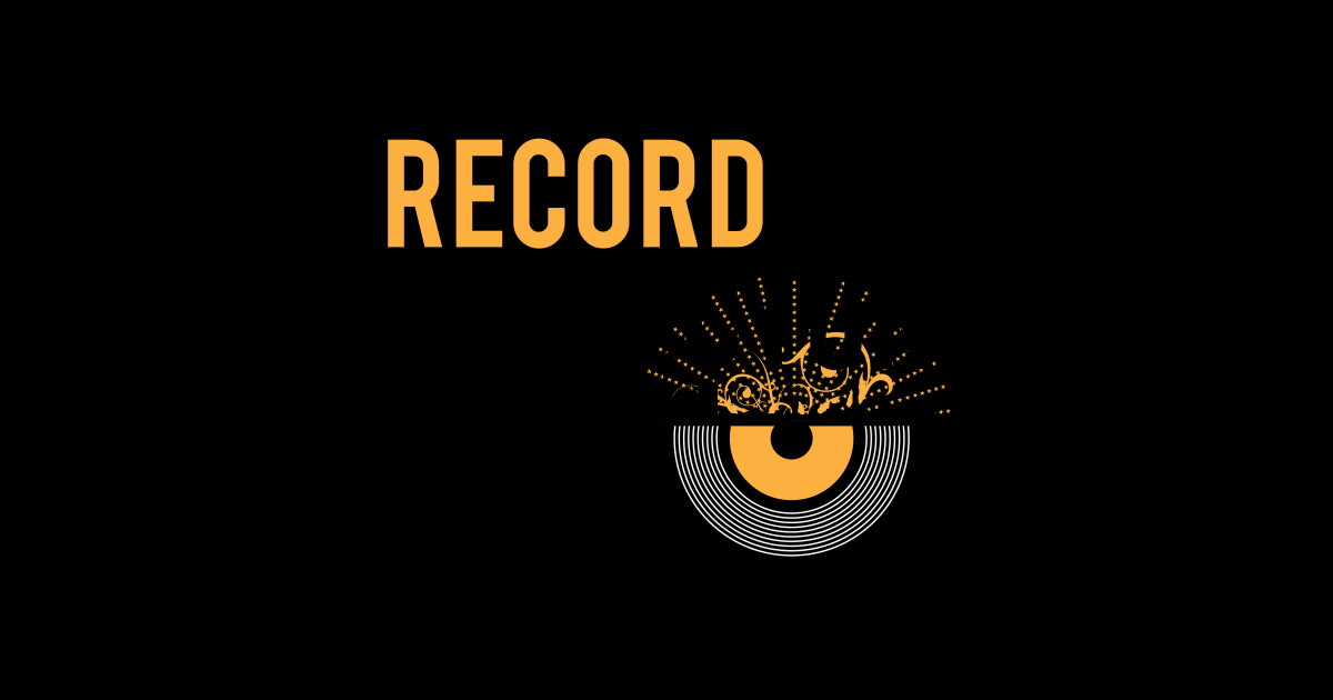 Underground Record Collector - Record - Sticker | TeePublic