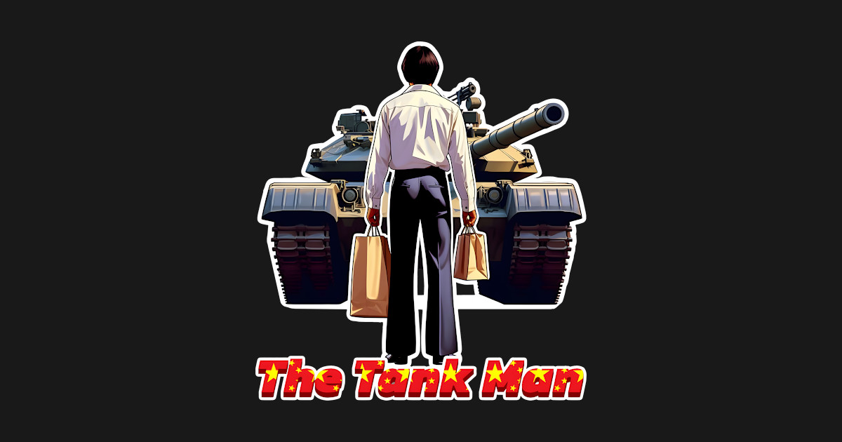 Tank Man - Tank Man - T-Shirt | TeePublic