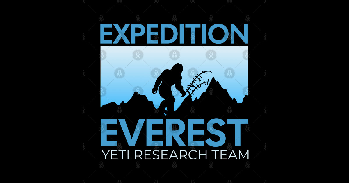 Expedition Everest yeti - Expedition Everest - Sticker | TeePublic