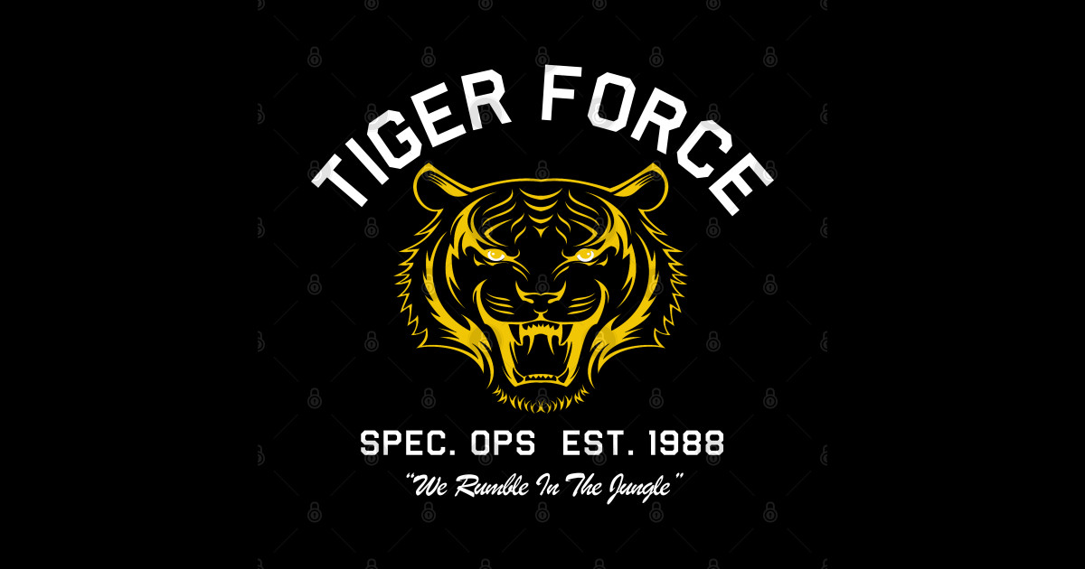 Tiger Force Outline - Gi Joe - Sticker | TeePublic