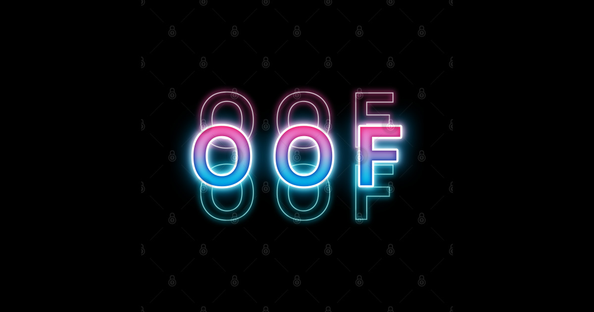 OOF - Oof - Sticker | TeePublic