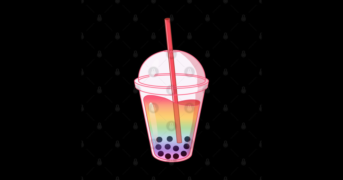 LGBT Bubble Tea - Lgbt - Sticker | TeePublic