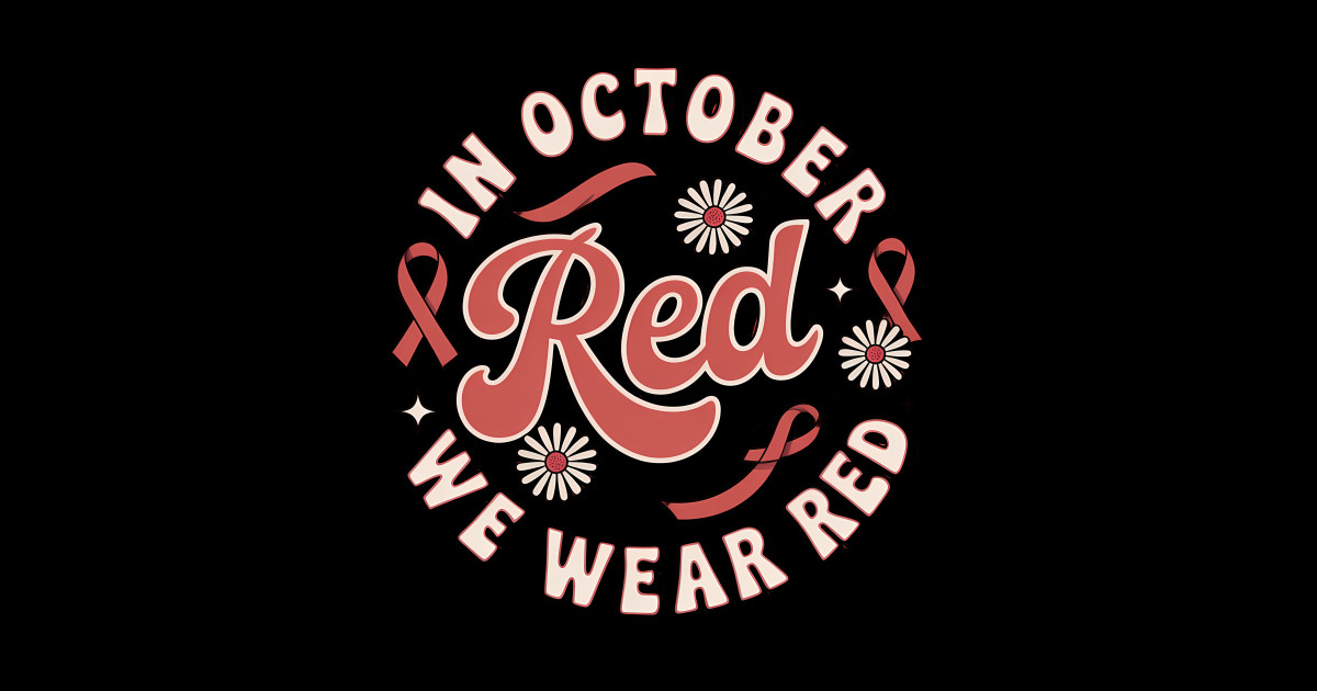 In October We Wear Red Ribbon Week Awareness Drug-Free - In October We ...
