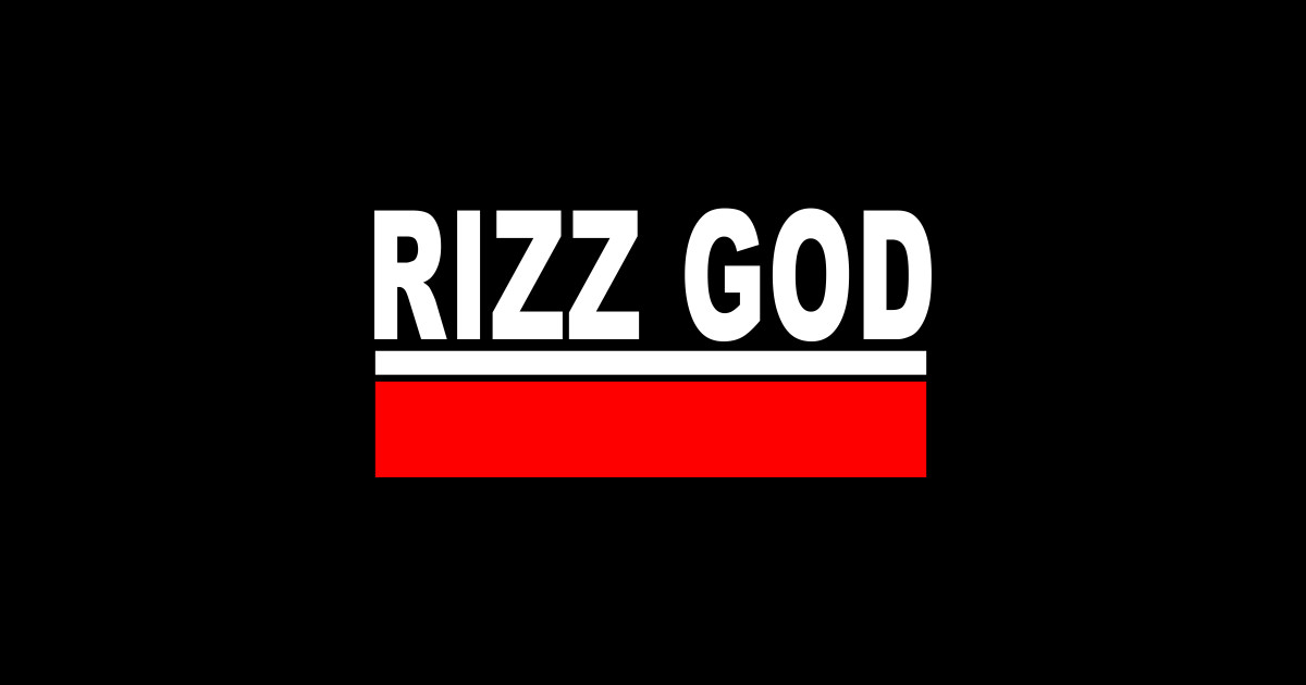 Rizz God - Rizz - Sticker | TeePublic
