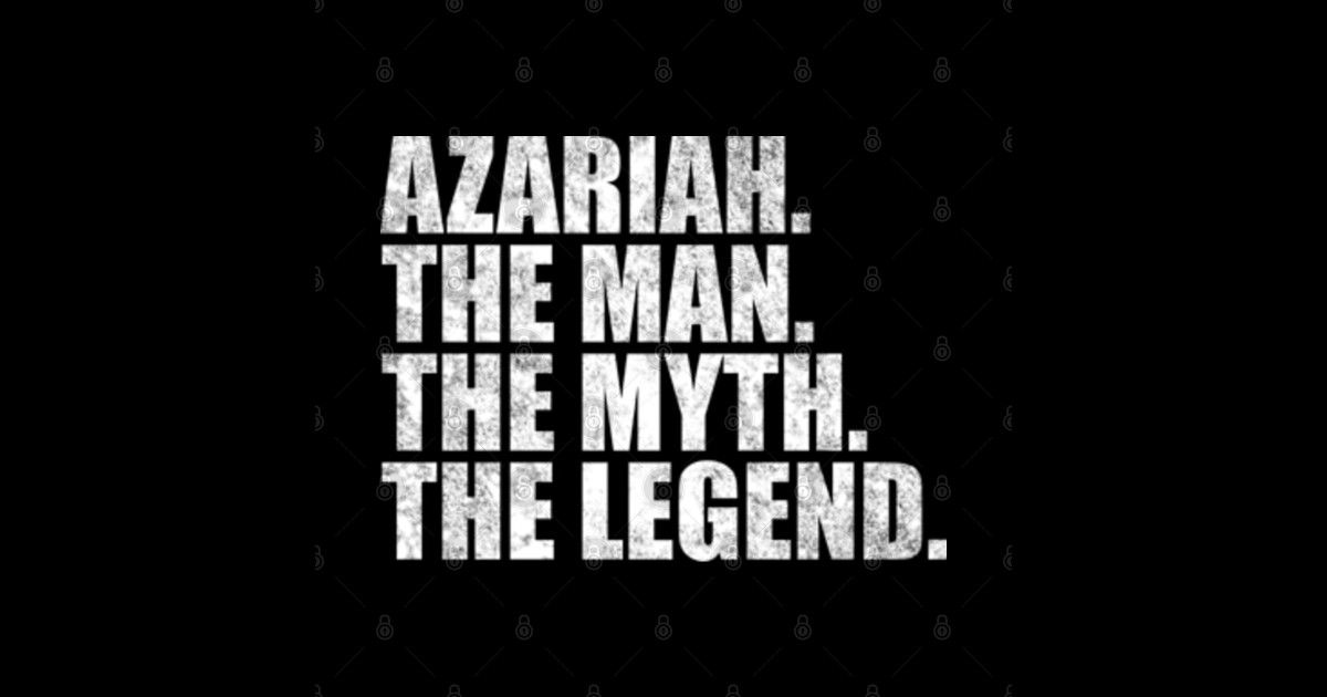 Azariah Legend Azariah Name Azariah given name - Azariah Name - Sticker ...
