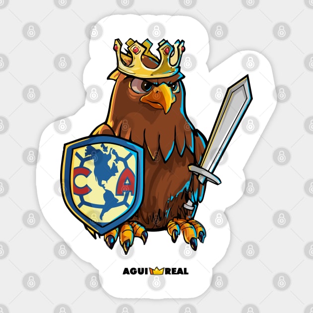 Aguila Real V1 - Football - Sticker | TeePublic