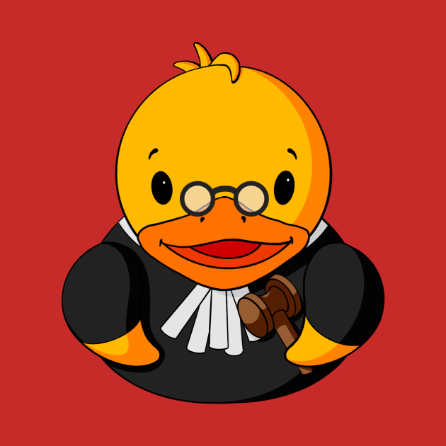 Judge Rubber Duck - Rubber Duckie - T-Shirt | TeePublic