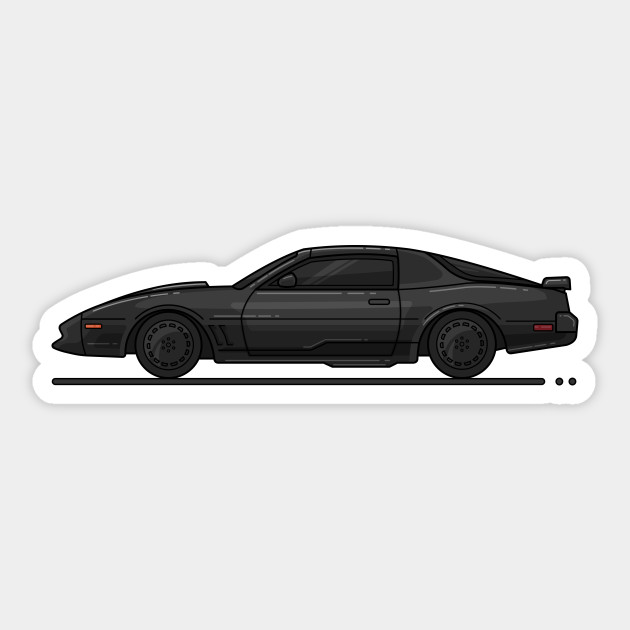 KITT Knight Rider - Kitt Knight Rider - Sticker | TeePublic