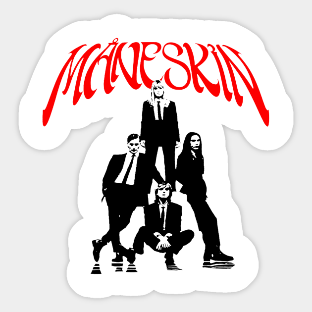 Maneskin - Band - Sticker | TeePublic