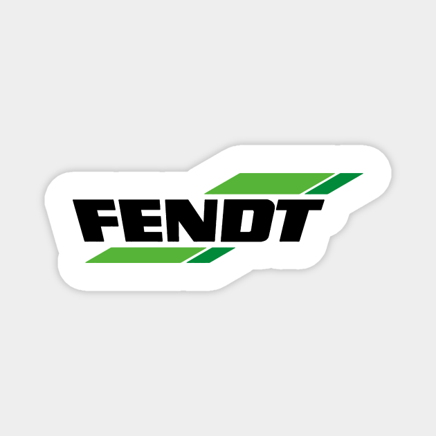 Fendt Tractors Logo green black - Fendt - Magnet | TeePublic