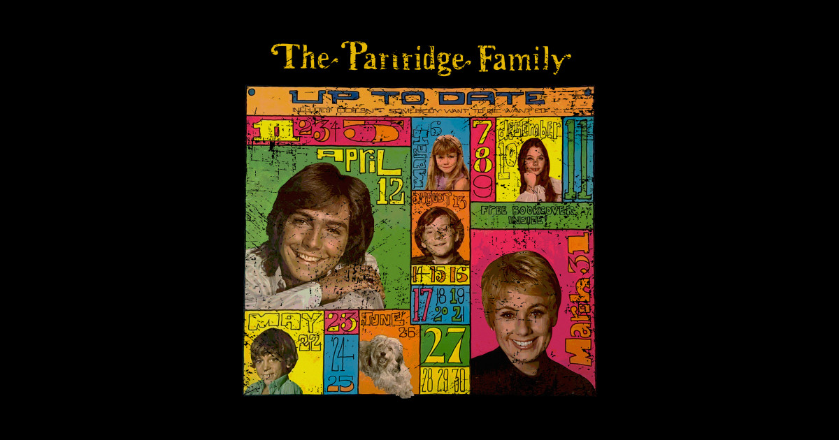 The Partridge family - Cmon Get Happy - Sticker | TeePublic