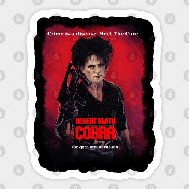 The Cure/Cobra - The Cure Band - Sticker | TeePublic