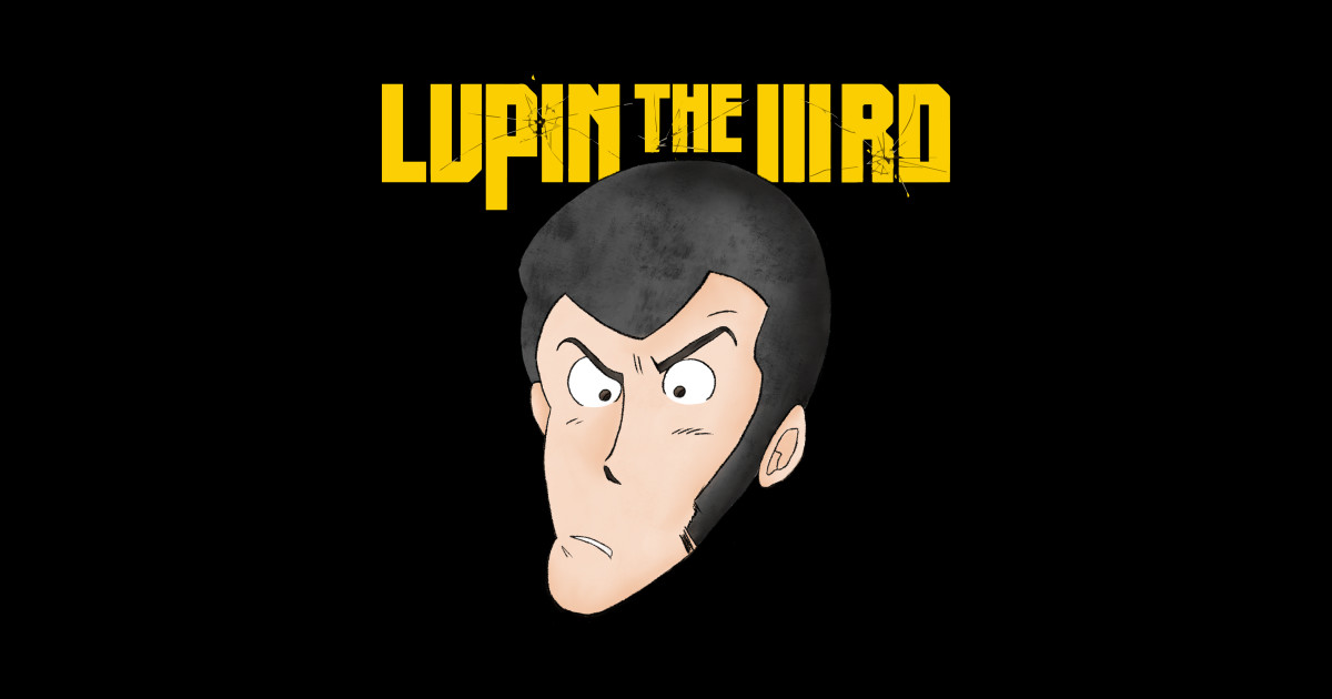 Lupin III Face Shirt - Lupin Iii - Sticker | TeePublic
