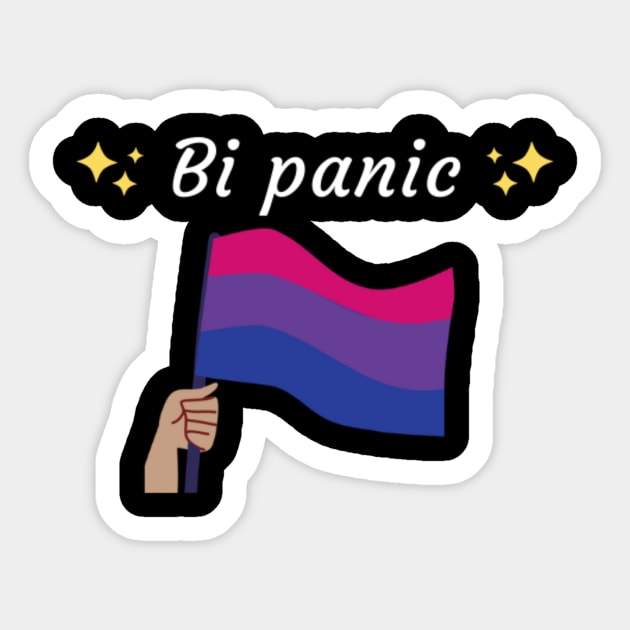 Bi panic #2 - Bisexual - Sticker | TeePublic
