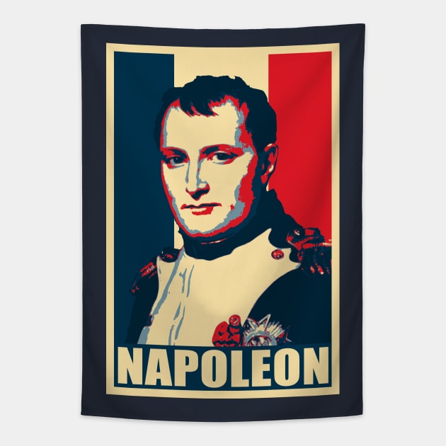 Napoleon Bonaparte Propaganda Poster Pop Art - Napoleon - Tapestry ...