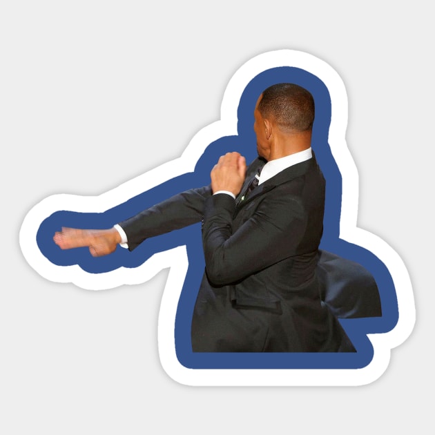 Will Smith Slapping - Slap - Sticker | TeePublic