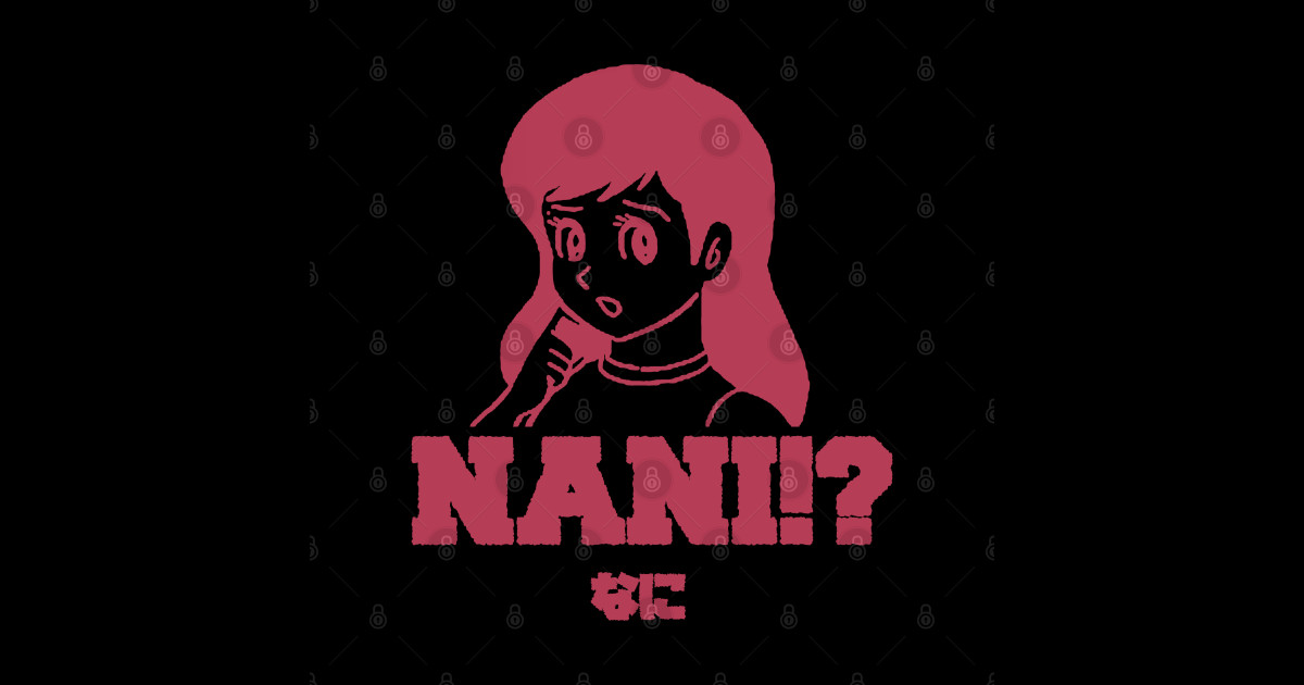 Nani!? Vintage Anime - Otaku Anime Manga - Sticker | TeePublic
