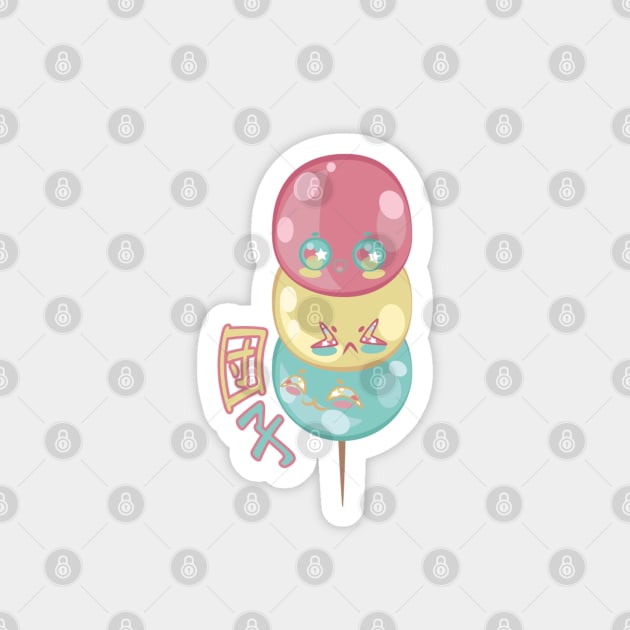 Cute Tabemono - Dango - Anime And Manga - Magnet | TeePublic