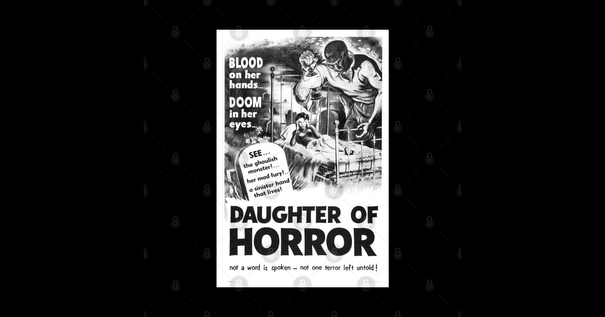 Daughter of Horror - Horror - Sticker | TeePublic