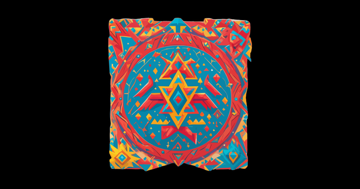 Phoenix Bird with Aztec Design - Phoenix Bird - Sticker | TeePublic