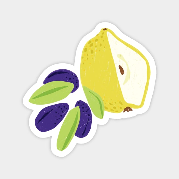 Quince & Bullace - Bullace - Magnet | TeePublic