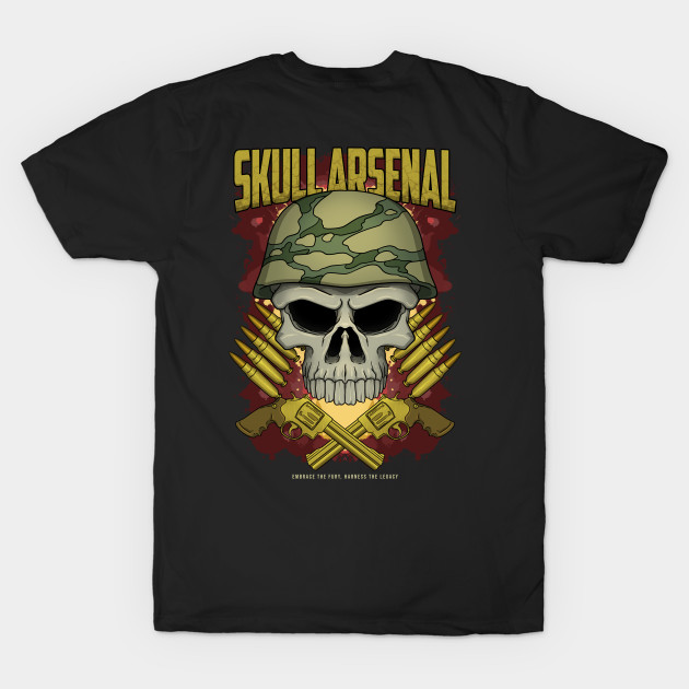 Skull Arsenal - Skull - T-Shirt | TeePublic