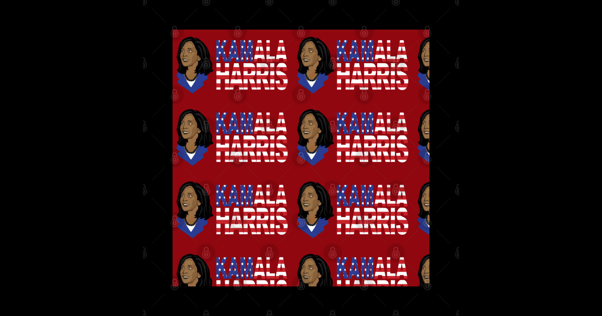 Kamala Harris Feminist - Kamala Harris Feminist Pattern - Posters and ...