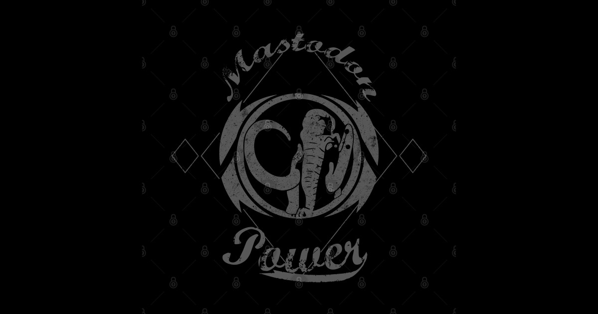 Mastodon Power - Power Rangers - Sticker | TeePublic