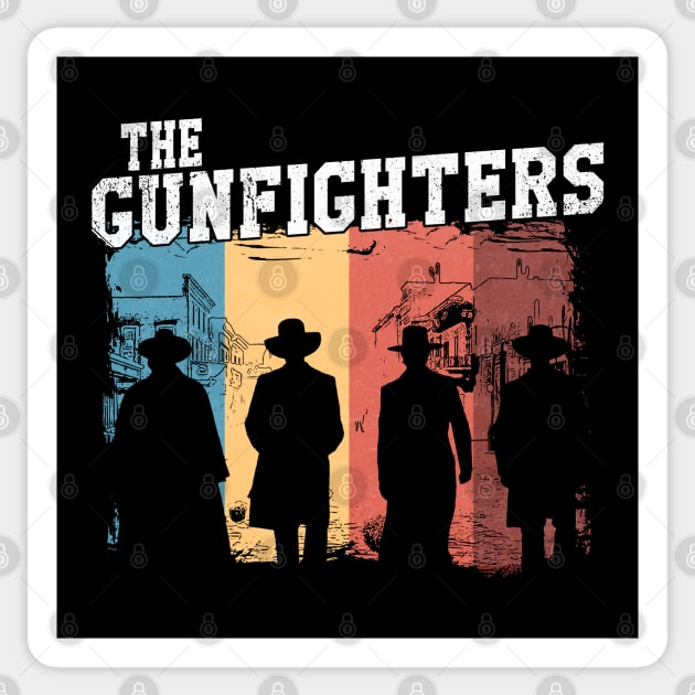the gunfighters vintage - Tombstone Movie - Sticker | TeePublic