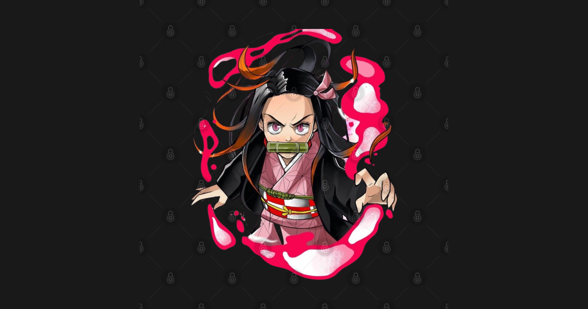 Nezuko on fire - Nezuko Kamado - T-Shirt | TeePublic
