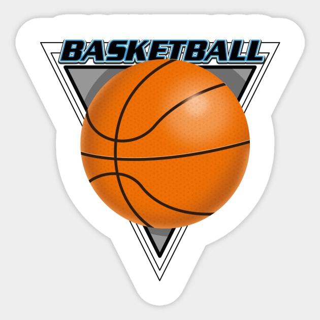 Basketball logo - Basketball Logo - Sticker | TeePublic