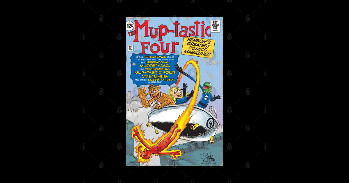 Mup-tastic Four - Muppets - Sticker | TeePublic