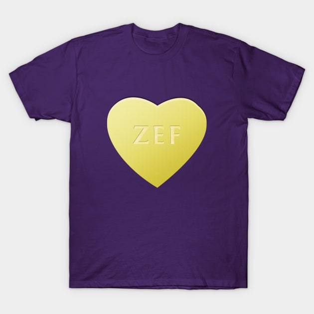 Zef Candy Heart - Lemon - Zef Style - T-Shirt | TeePublic