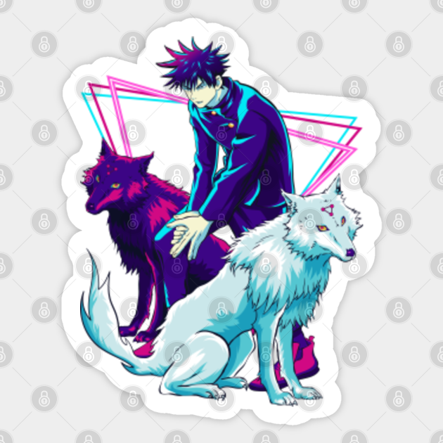Labels Paper & Party Supplies Jujutsu Kaisen Megumi Fushiguro Sticker ...