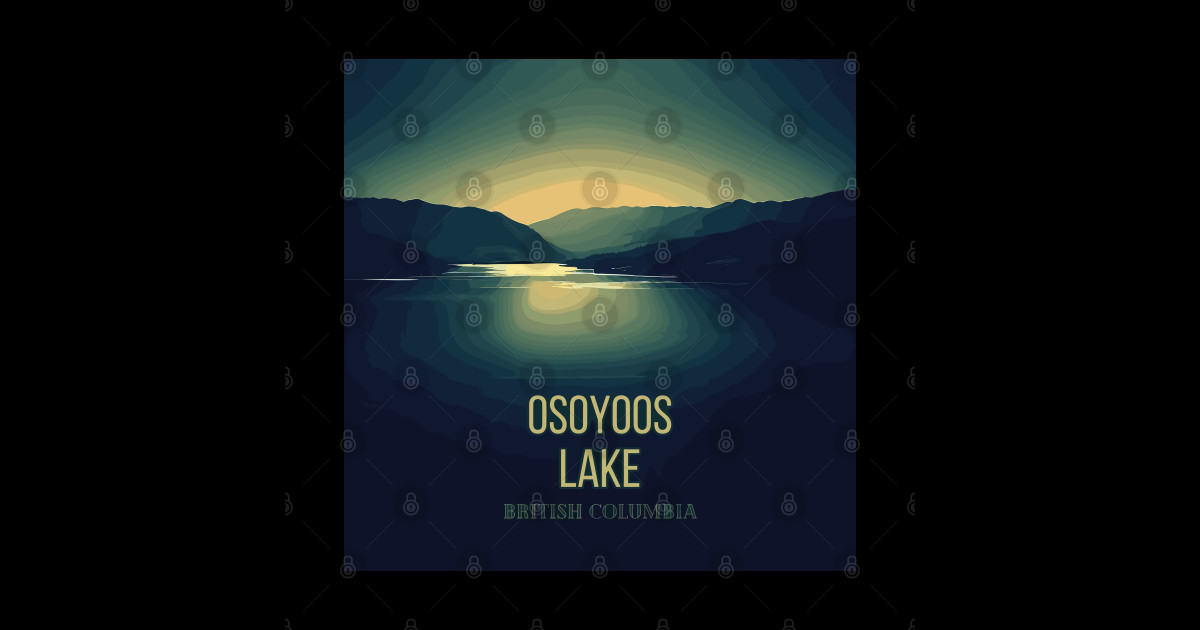 Osoyoos Lake - Osoyoos - Sticker | TeePublic