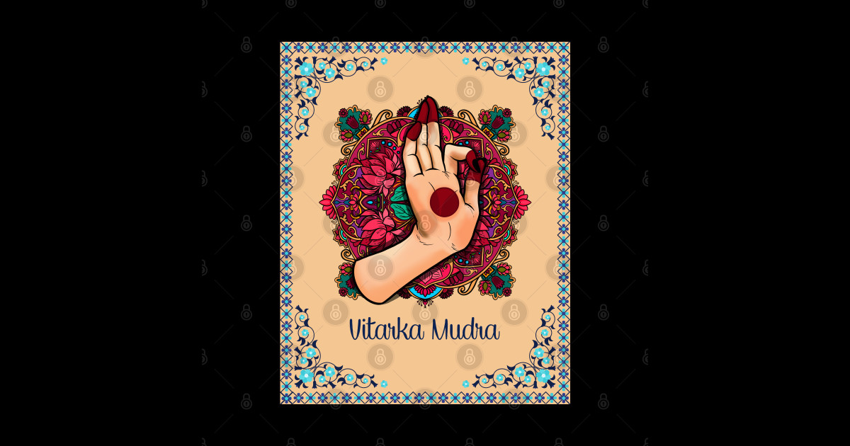 Vitarka Mudra - Yoga Hand Mudra - Yoga Mudra - Posters and Art Prints ...